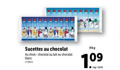 Promo Sucettes Au Chocolat Chez Lidl ICatalogue Fr