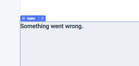 Query Driven Tabs Fail With No Data And Cannot Be Recovered Issue