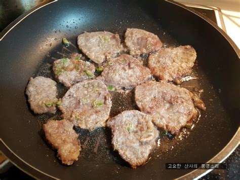 환절기 보양식 쇠고기 육전 샐러드