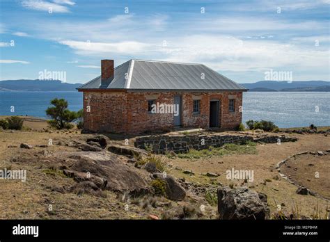 Millers Cottage Darlington Maria Island Tasmania Australia Stock