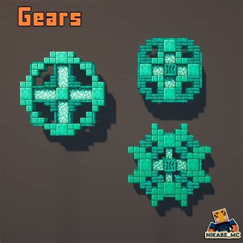 Gear Designs Detailcraft In 2023 Minecraft Structures Minecraft Steampunk Minecraft Designs