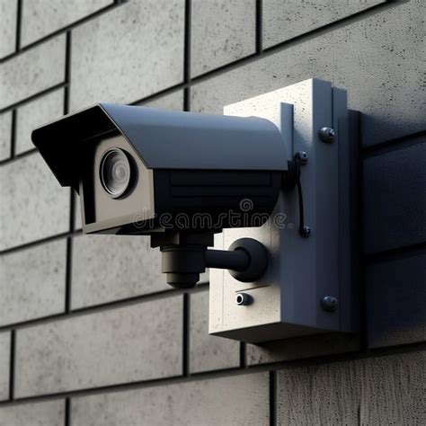 Securing Buildings With Surveillance Technology Stock Photo Image Of