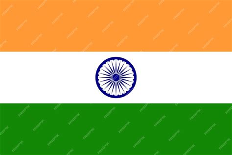 Premium Vector Flag Of India Vector Illustration