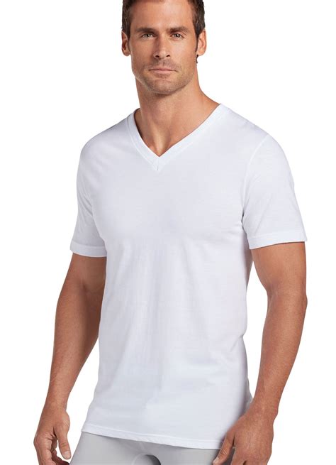 Jockey Mens Classic V Neck T Shirt 6 Pack
