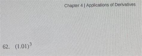 Solved Chapter 4 Applications Of Derivatives 62