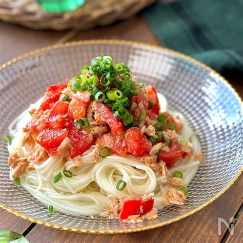 トマトとツナのやみつきそうめん レシピサイトnadia