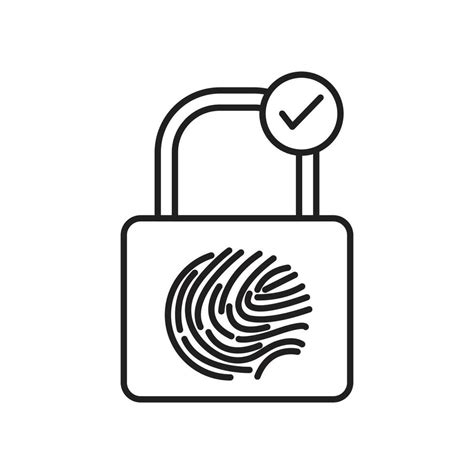 Facial Biometric Icon Ideal For Identity Verification And Security Themes 47699563 Vector Art At