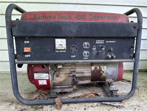 Kenowa Tools 4500w Generator Beckort Auctions Llc