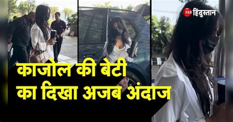Nysa Devgan Spotted At Airport Showing Her Cool Look Watch Video Nysa