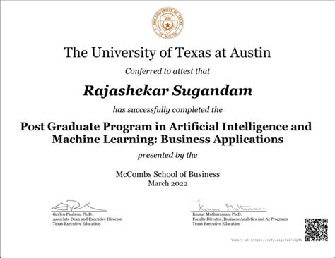 Rajashekar Sugandam On Linkedin Utaustin Utaustin Greatlearning