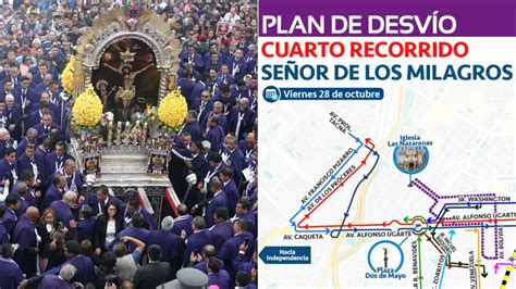 Así Fue El Cuarto Recorrido De La Procesión Del Señor De Los Milagros