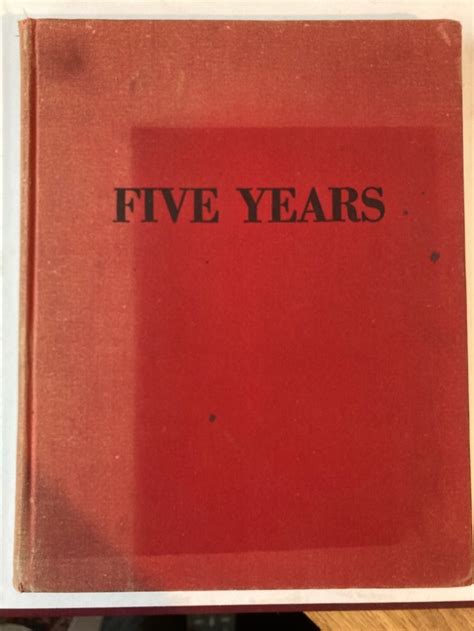 Five Years At The Radiation Laboratory Presented To Members Of The