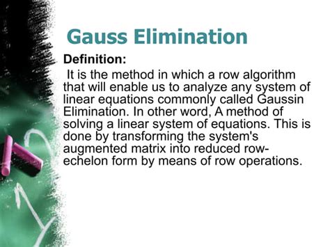 System Of Linear Equations Ppt