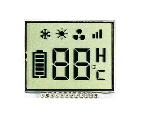 Customized Positive Reflective Tn Segment LCD Screen For Instrument Controller LCD And LCD