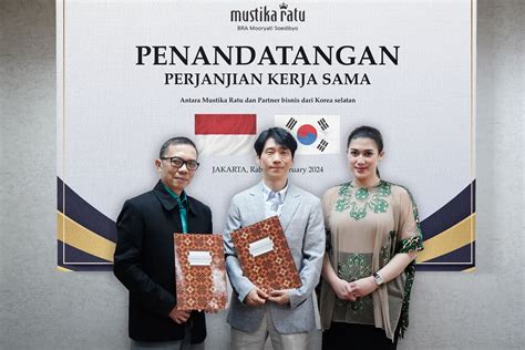 Mustika Ratu Perluas Pasar Melalui Kerjasama dengan mitra Korea