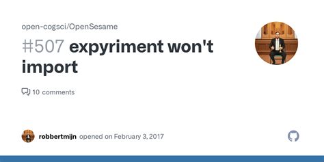 Expyriment Won T Import Issue Open Cogsci Opensesame Github