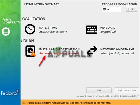 how to install fedora workstation on oracle vm virtual box