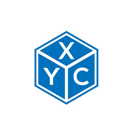 Diseño De Logotipo De Letra Xc Sobre Fondo Negro Concepto De Logotipo De Letra De Iniciales