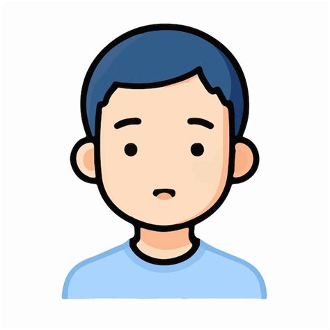 Avatar De Personaje Masculino Para El Perfil Vector Premium Generado
