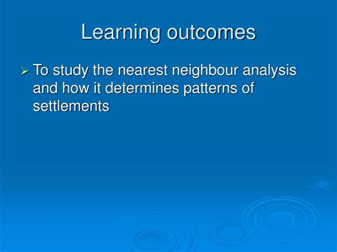 Ppt Nearest Neighbour Analysis Powerpoint Presentation Free Download Id 720790