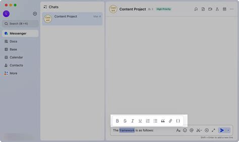 Edit The Format Of Your Messages