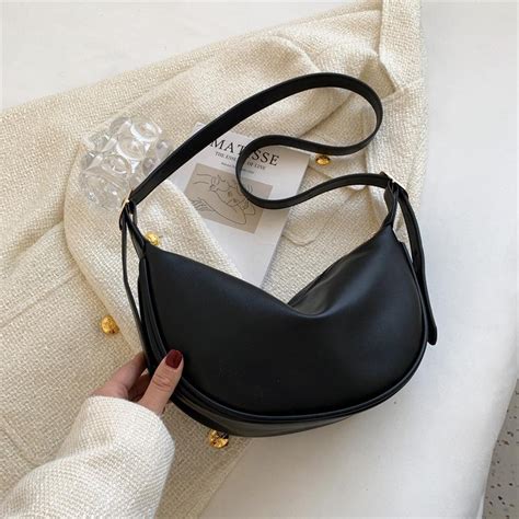 Korean Fashion Shoulder Bags For Women Crossbody Bag Pu Leather