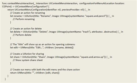 Explore The Context Menus In IOS