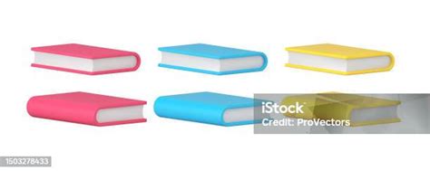 책 문학 종이 일기 교육 도서관 서점 앞 뒤 측면보기 3d 아이콘 벡터 0명에 대한 스톡 벡터 아트 및 기타 이미지 0명 공란 공부 Istock