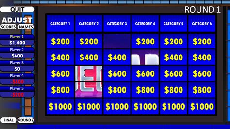 Jeopardy Rusnak Creative Free Powerpoint Games With Jeopardy Powerpoint Template With Sound