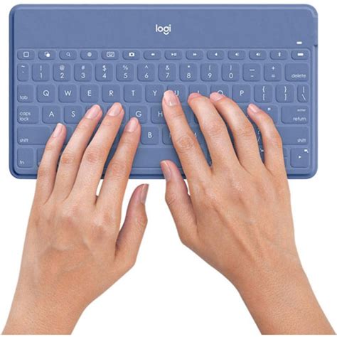 Logitech Teclado Inalámbrico Keys To Go Bluetooth Azul Lumen