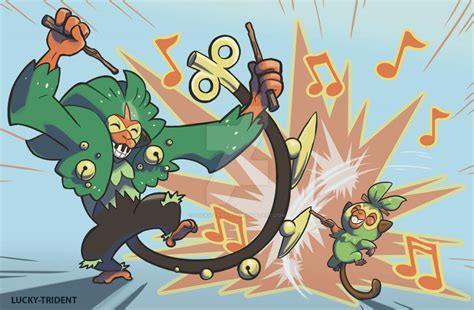 Grookey Evolution Speculation By Lucky Trident On Deviantart