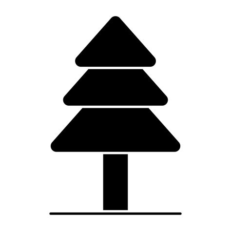 An Editable Design Icon Of Conifer 12898055 Vector Art At Vecteezy