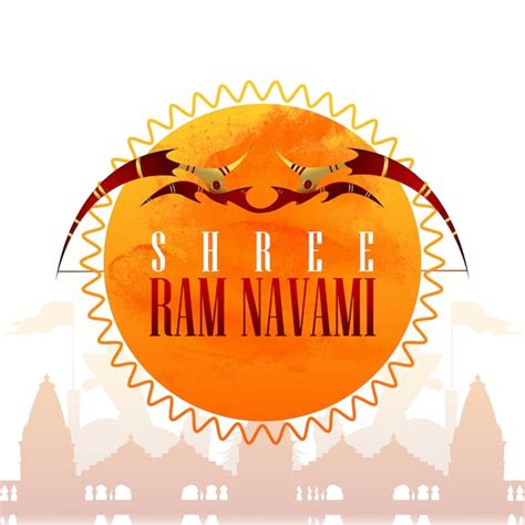 Ilustración Vectorial De Lord Rama Para Feliz Ram Navami Vector Premium
