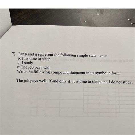 Solved Let P And Q Represent The Following Simple Chegg Com