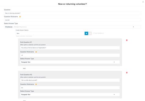 How Do I Use Multiple Sub Questions In My Organization