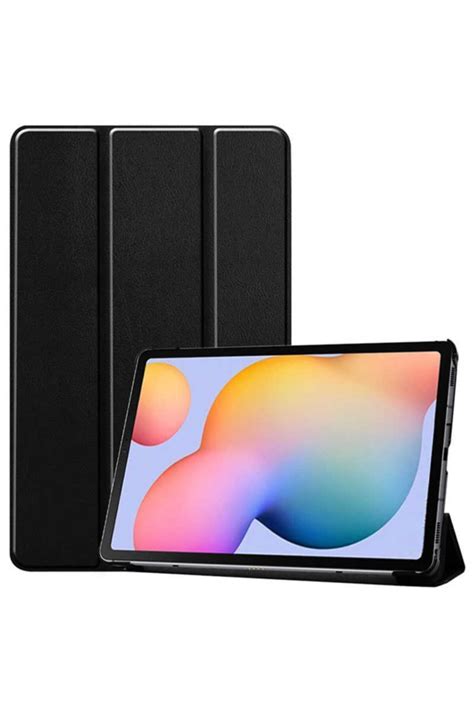 Nezih Case Galaxy Tab S6 Lite P610 Uyumlu Pu Deri Arkası Sert Mika