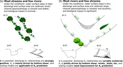 Physical And Biological Characteristics Of Streams A And Rivers B
