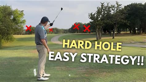 Hard Golf Hole Easy Strategy YouTube