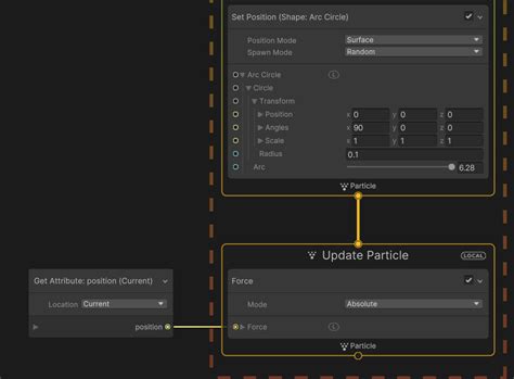 Get Attribute Position Node Returns The Running Particle Position