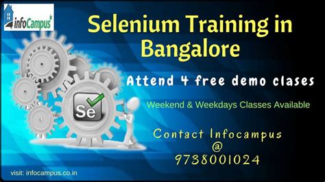 selenium training in bangalore infocampus is an institute that