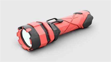 Explore This Vibrant 3d Render Of A Flashlight Featuring A Modern Design And Playful Cartoon