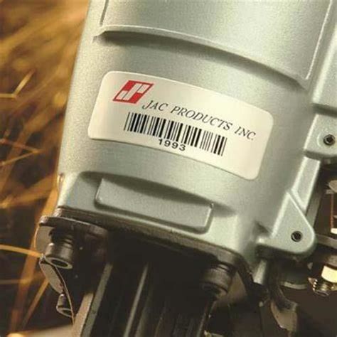 China Customized Metallic Silver Asset Identification Labels Printing