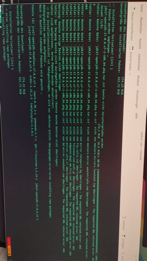 I Dont Understand This Error On Manjaro I Have All Kinds Of Java