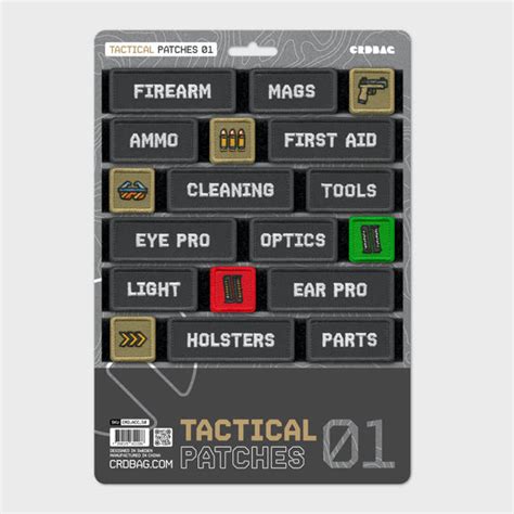 Bag Velcro Patches Tactical Gear Velcro Patches Crdbag