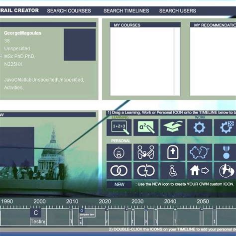 Screenshot Of The Main Timeline Creation Interface Download