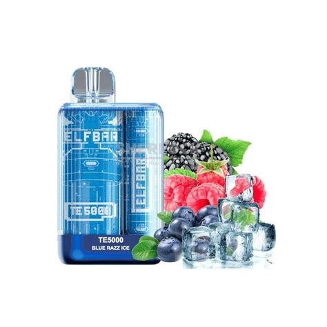 Купить Elf Bar Тe5000 Blue Razz Lemonade Лимонад Черника Малина