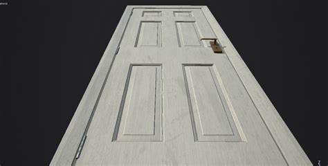 Door 3d Model Superhive Formerly Blender Market