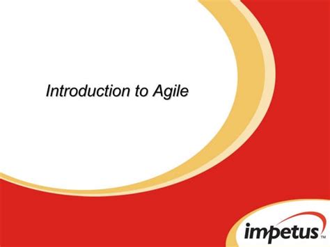 Introduction To Agile Ppt