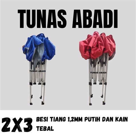 Jual Tenda Lipat Besi Putih 1 2mm Ukuran 2x3 Atap Tebal Outdoor Tenda Matic Tenda Gazebo Tenda