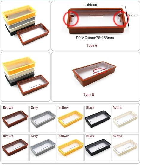 10pcslot Premintehdw Rectangle Plastic Table Tv C Grandado